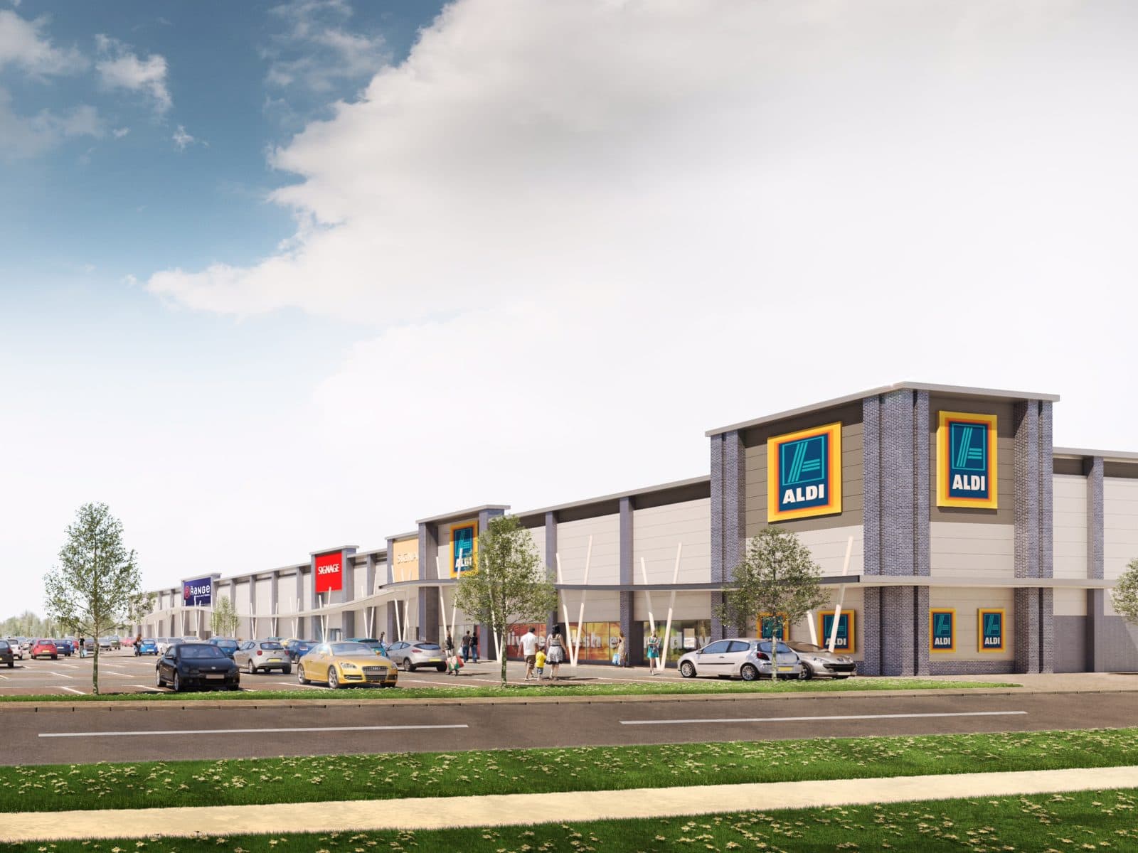 Works begin at Gateway Retail park in Lowestoft