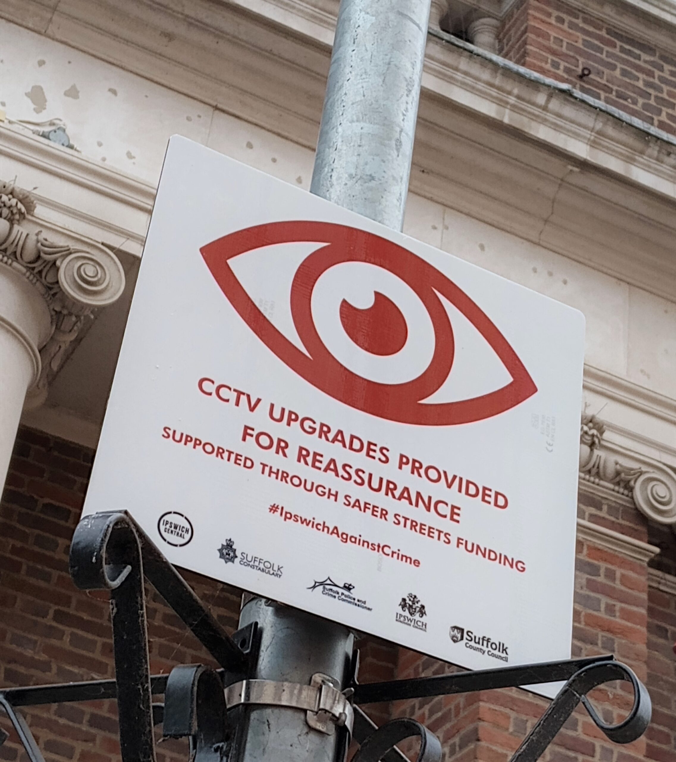 CCTV signage innovations tackling anti-social behaviour in Ipswich